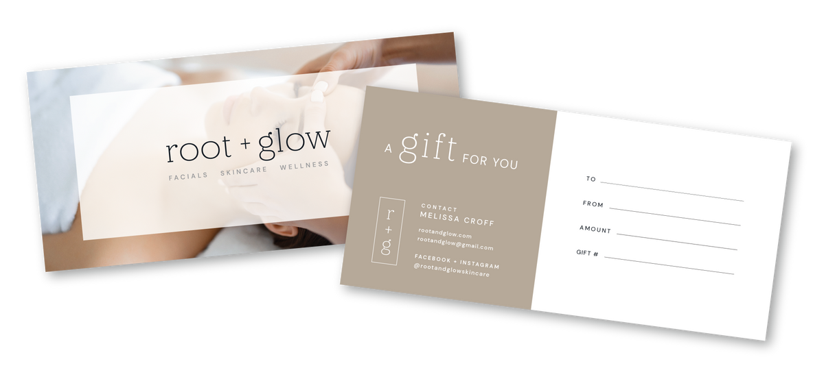 root + glow gift card | Root + Glow
